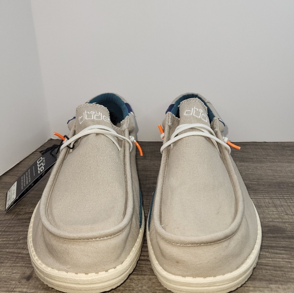 Hey Dude | Shoes | Hey Dude Wally Washed Smoke Grey Mens Shoes ...